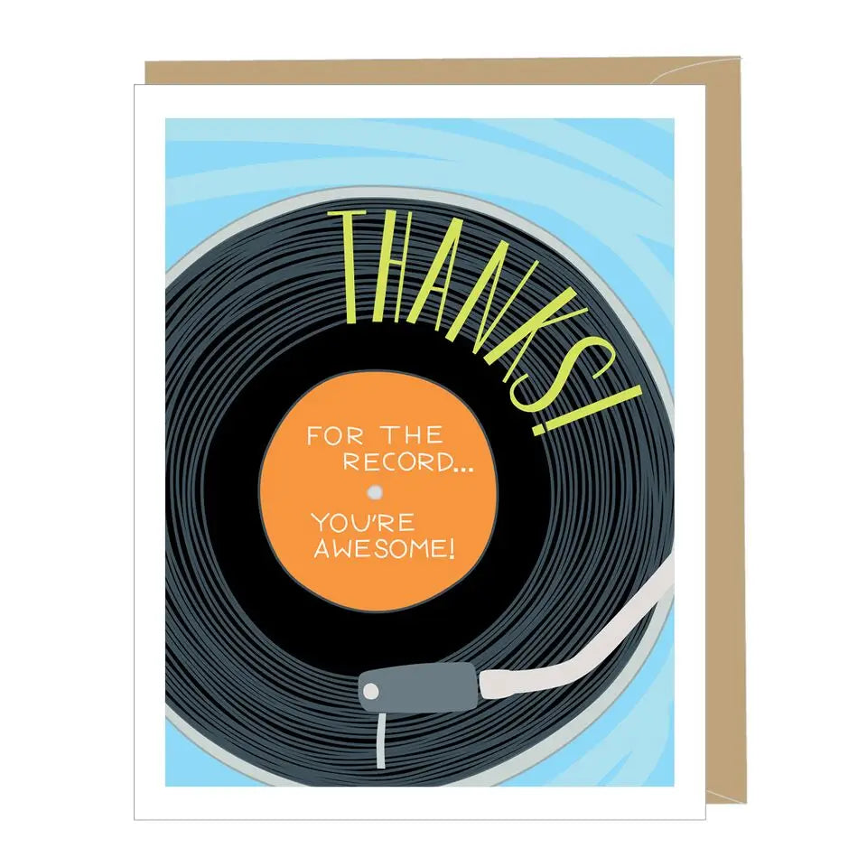 Vinyl Record Thank You card – MUSEjar